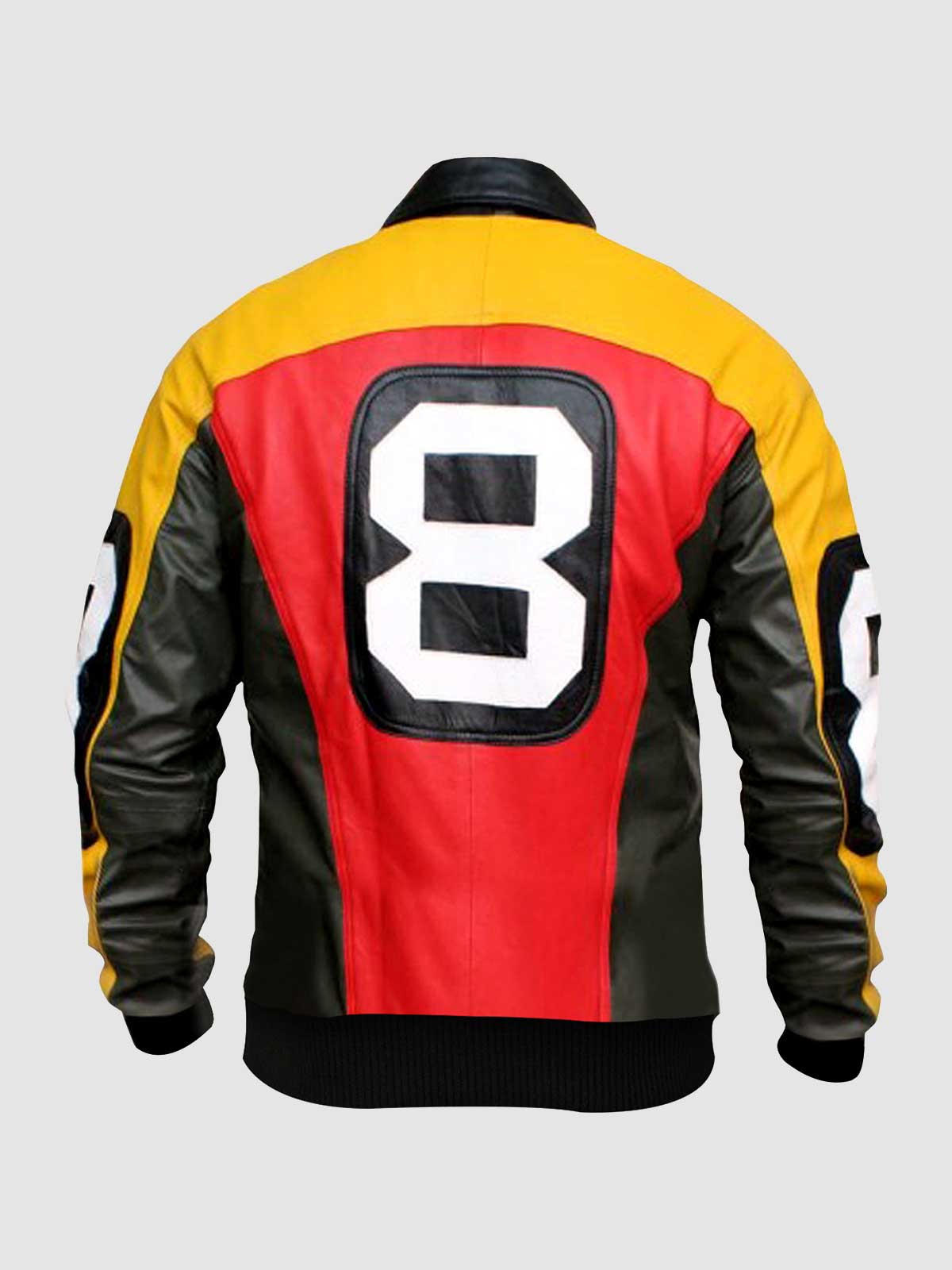Men's Multi Color Leather Bomber Jacket | Leather Jacket Master